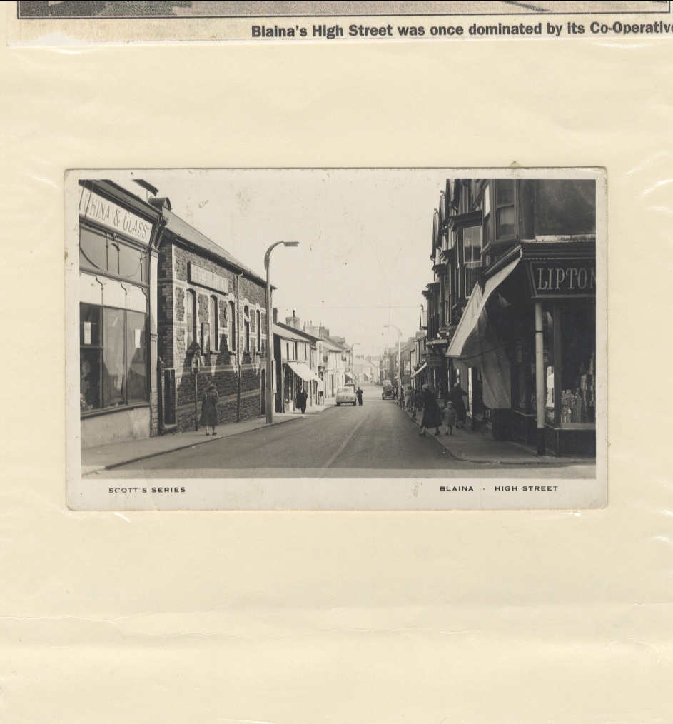 Blaina High Street | Photo, Shops, Car, Commercial, The 1950s, Social ...