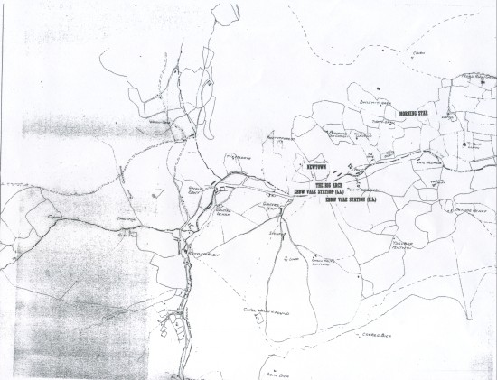 Map Of The Old Farms 2 | Document, Social History | Cwm & Waunlwyd