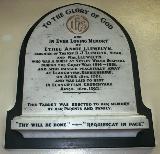Ethel Annie Llewelyn memorial plaque | Women & female roles, Personal memorials, Commemorative ...