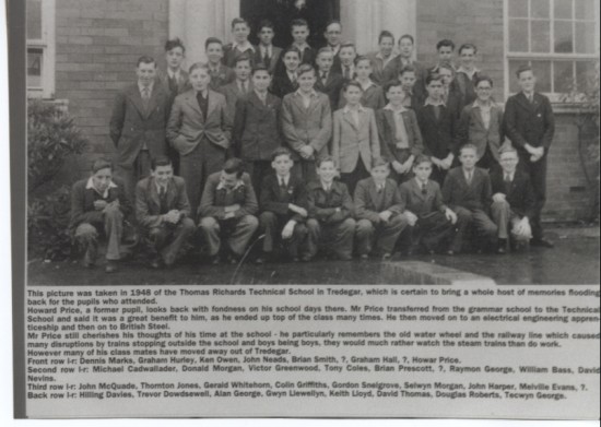 Thomas RichardsTechnical School Tredegar | The 1940s, Male, Photo ...