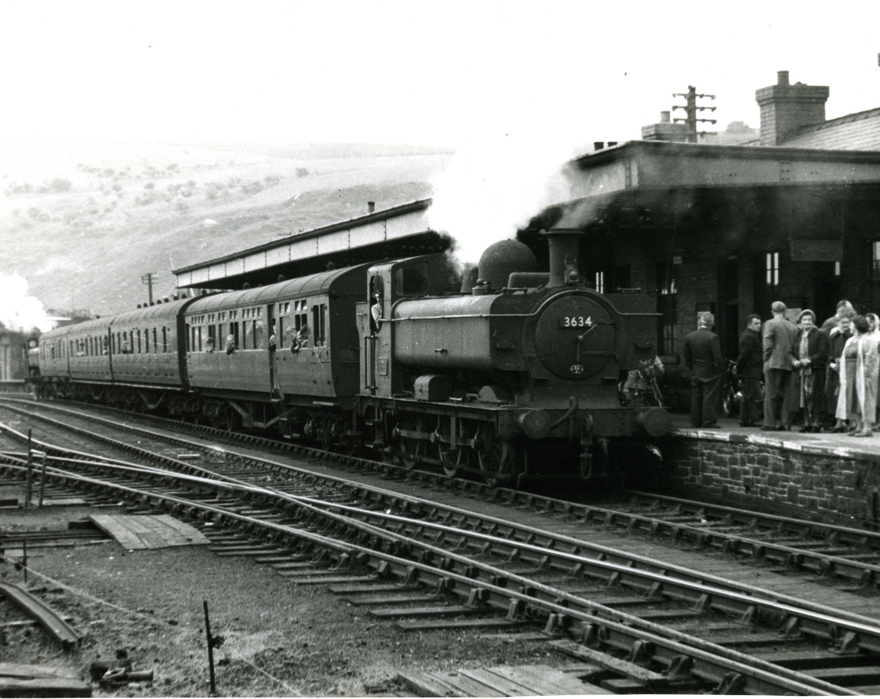 Last train at Tredegar Station | The 1960s, Photo, Public, Rail, Mixed ...