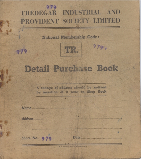 Purchase Book | Document, The 1950s, Social History | Tredegar