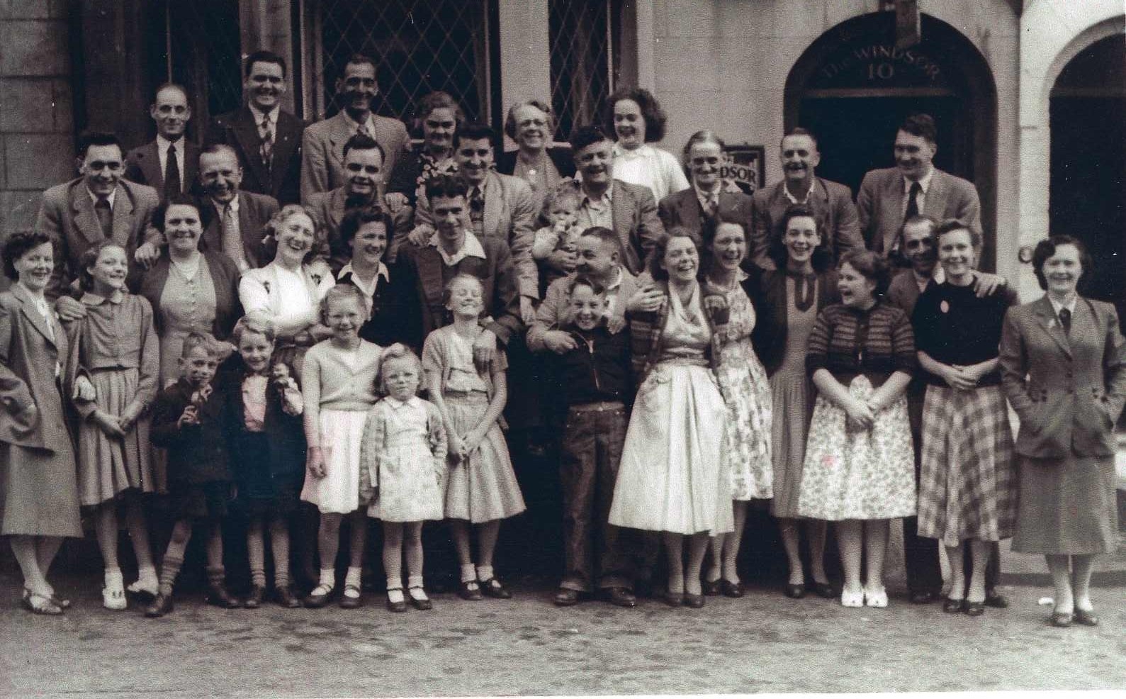 Outting | Formal Portrait, Photo, Group, Mixed, The 1950s | Tredegar